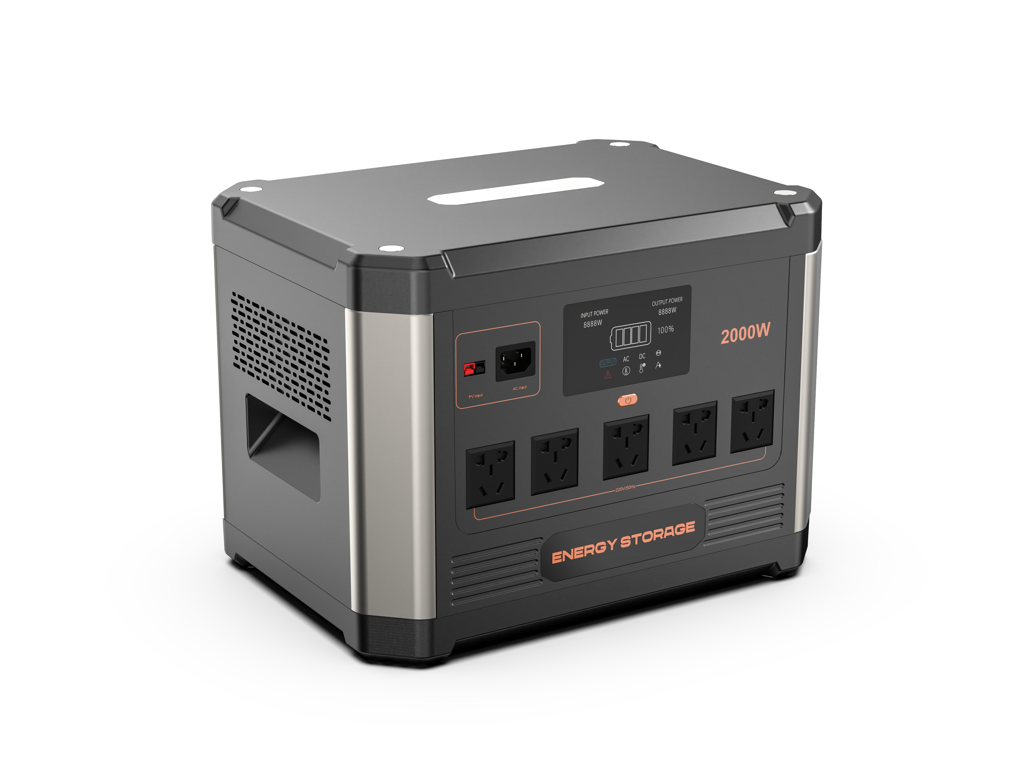 2000W On-line AC/DC AC battery bank backup with car cigarette Techhoss ...